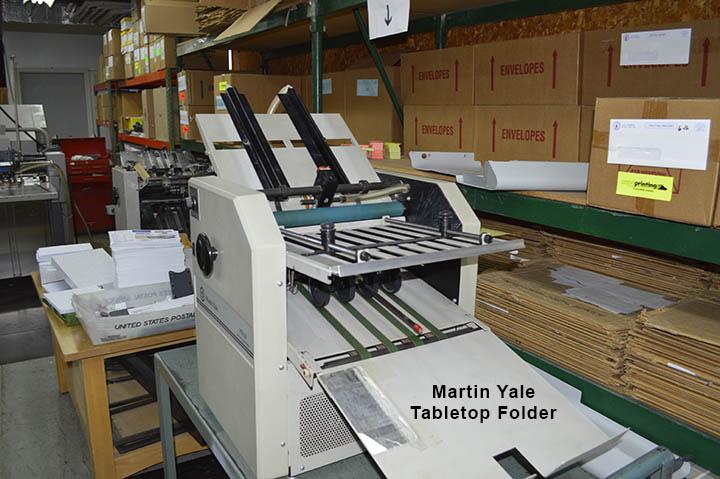 Lot #51: Martin Yale 959AF Table Top Folder - Sykesville, PA - WireBids